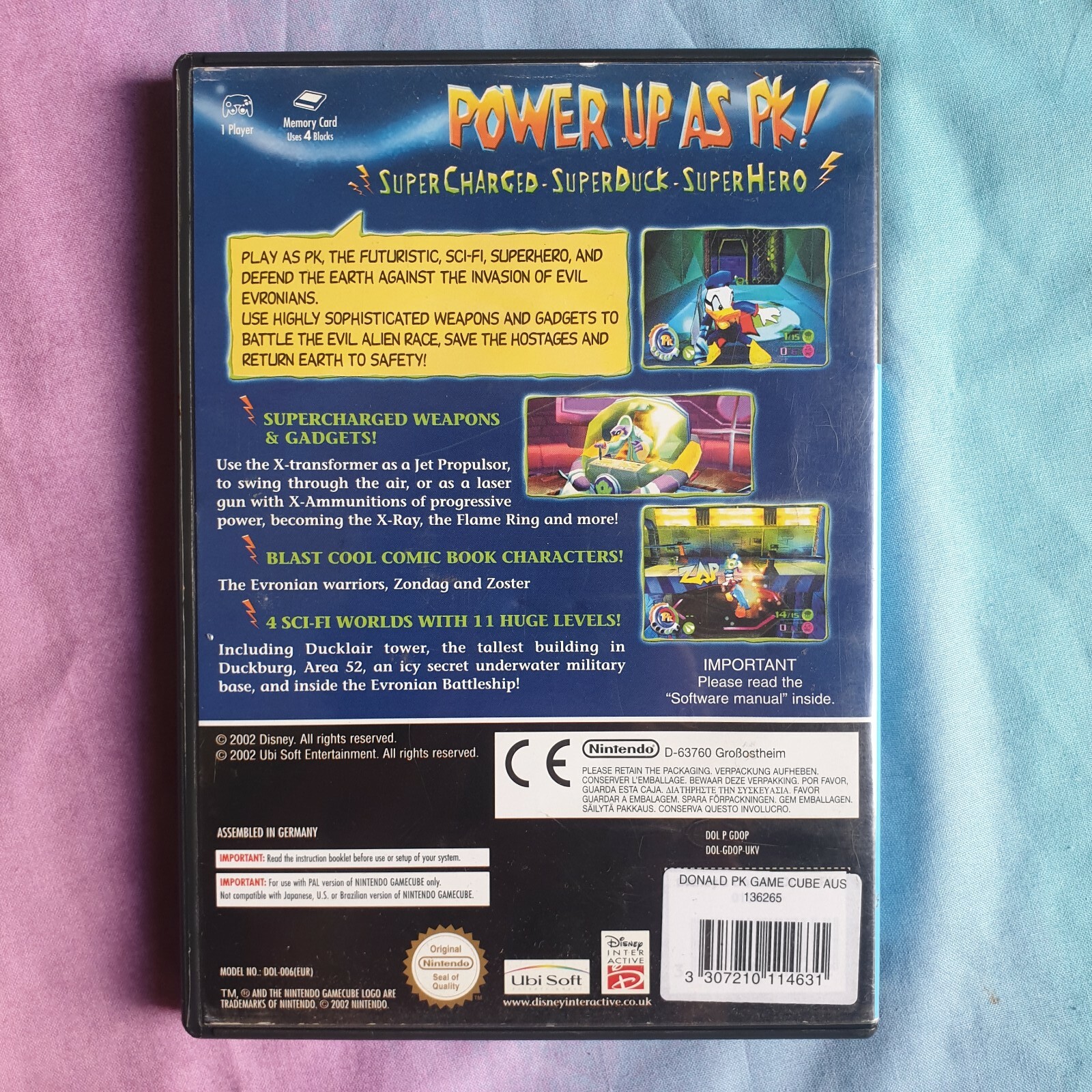 Disney's Donald Duck: PK (Nintendo GameCube, 2002) | eBay