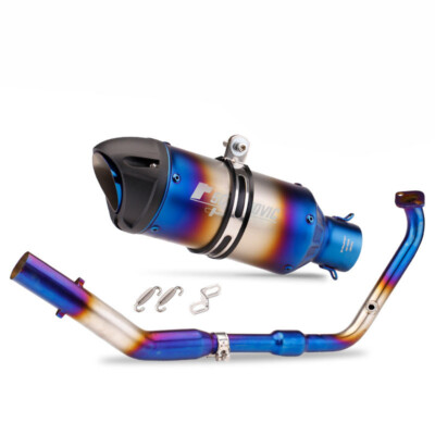 Full System Exhaust Header Pipe Muffler for Yamaha YZF-R15 V4 MT-15 ...