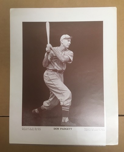 Don Padgett M114 Premium Original Vintage Baseball Beautiful!! | eBay