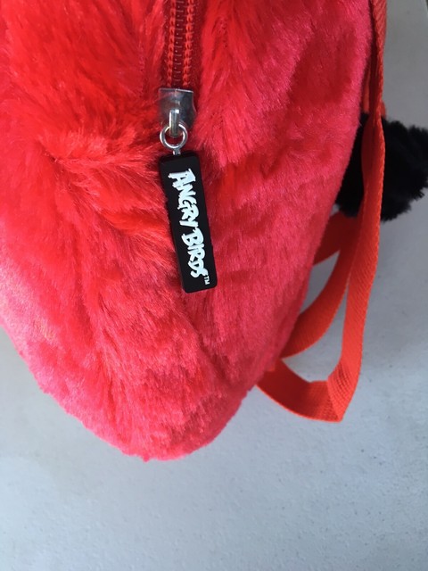 Angry Birds Soft Plush Red Bird Backpack Back 2 School/ Halloween ...