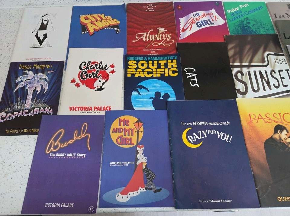 Bundle West End Musical Programmes Theatre Programmes | eBay UK