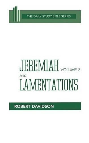 M.A. Robert Davidson Jeremiah (Relié) Daily Study Bible-Old Testament ...