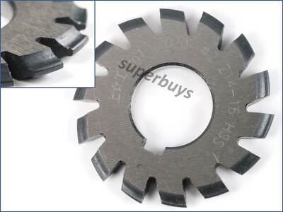 M1.5 No.2 20 Degree HSS Involute Module Gear Cutter Rack Milling Lathe ...