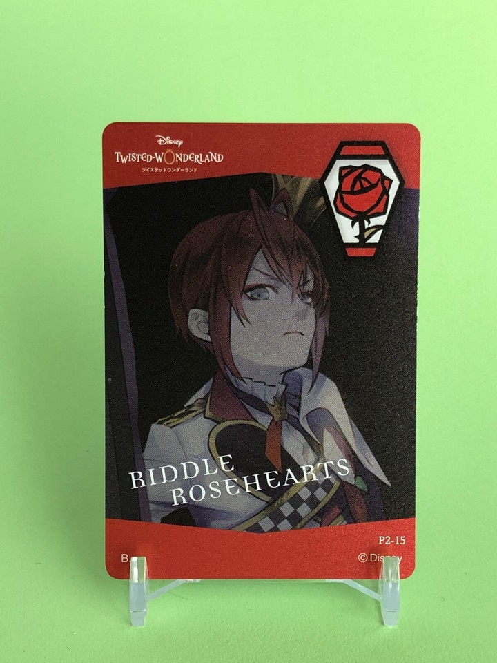 Riddle Rosehearts TWISTED-WONDERLAND Wafer Card #P2-15 Disney From ...
