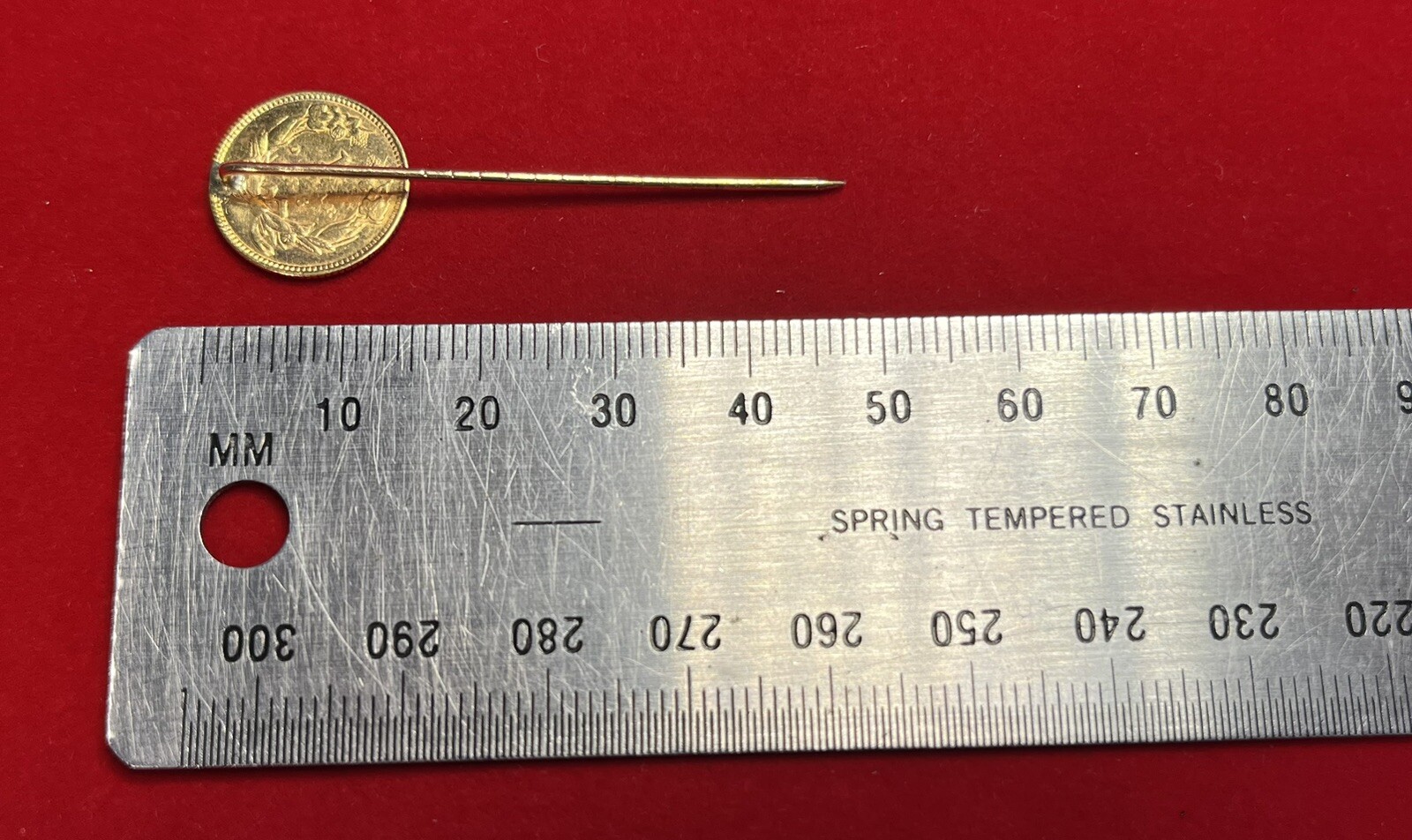 Antique 1873 Indian Princess 1 Dollar Gold Coin Stick Pin | eBay