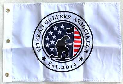 VETERANS GOLF ASSOCIATION WHITE DOUBLE SIDED LIMITED EDITION GOLF PIN ...
