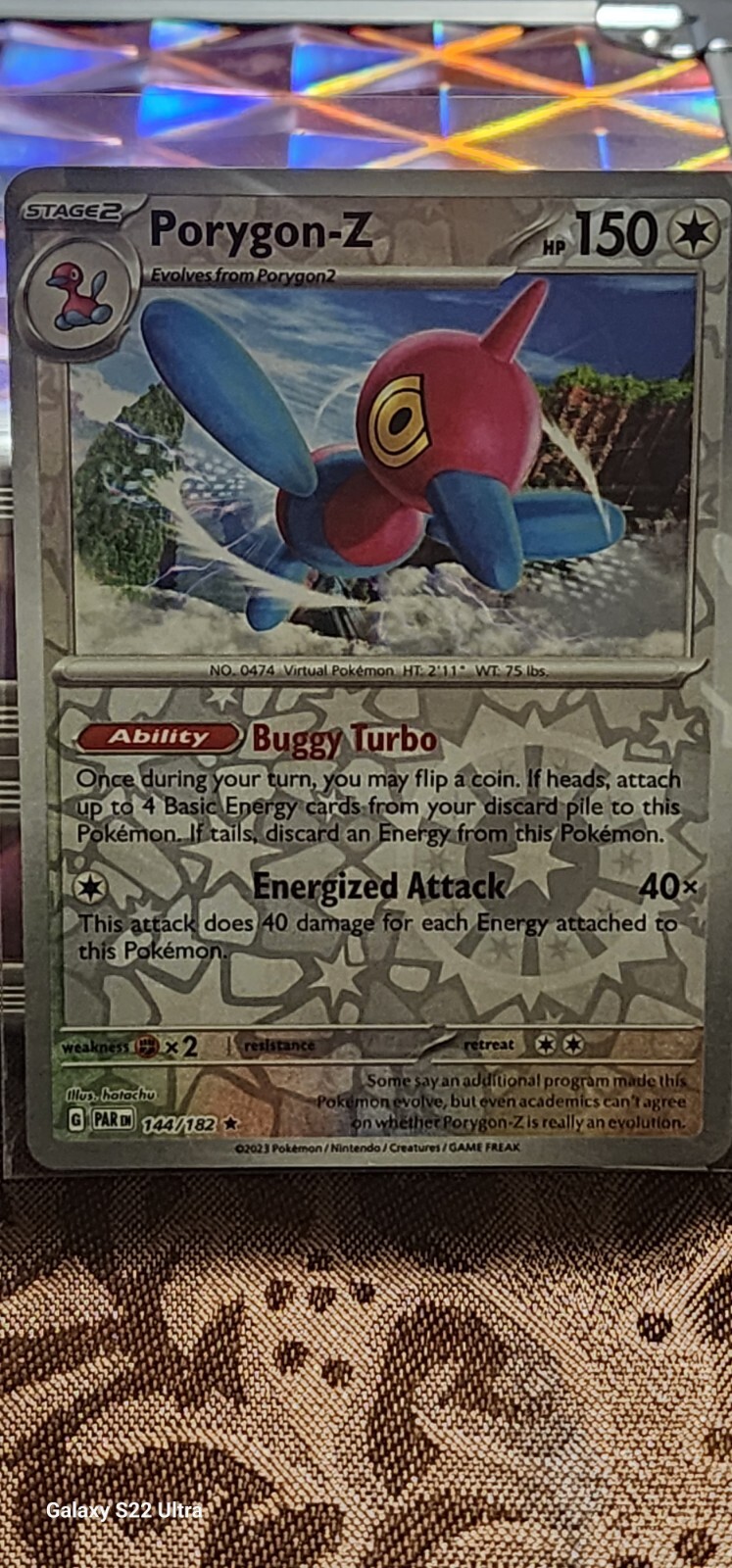 Porygon-Z Holo Rare Pokemon TCG Card 144/182 | eBay