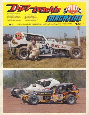 Dirt Trackin Magazine Alan Johnson & Bob McCreadie Vol.2 No.13 ...