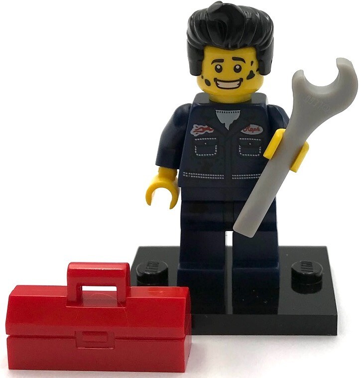 Lego New Mechanic Minifigure Series 6 Wrench and Toolbox WITHOUT ...