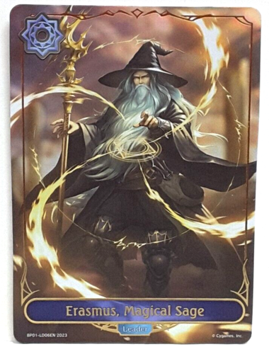 Anglais Shadowverse Erasmus, Magique Sauge BP01-LD06EN Leader Advent De ...