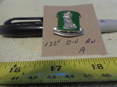 122nd Ordnance Battalion A Unit Crest, DI, DUI (DRAW#A5) | eBay