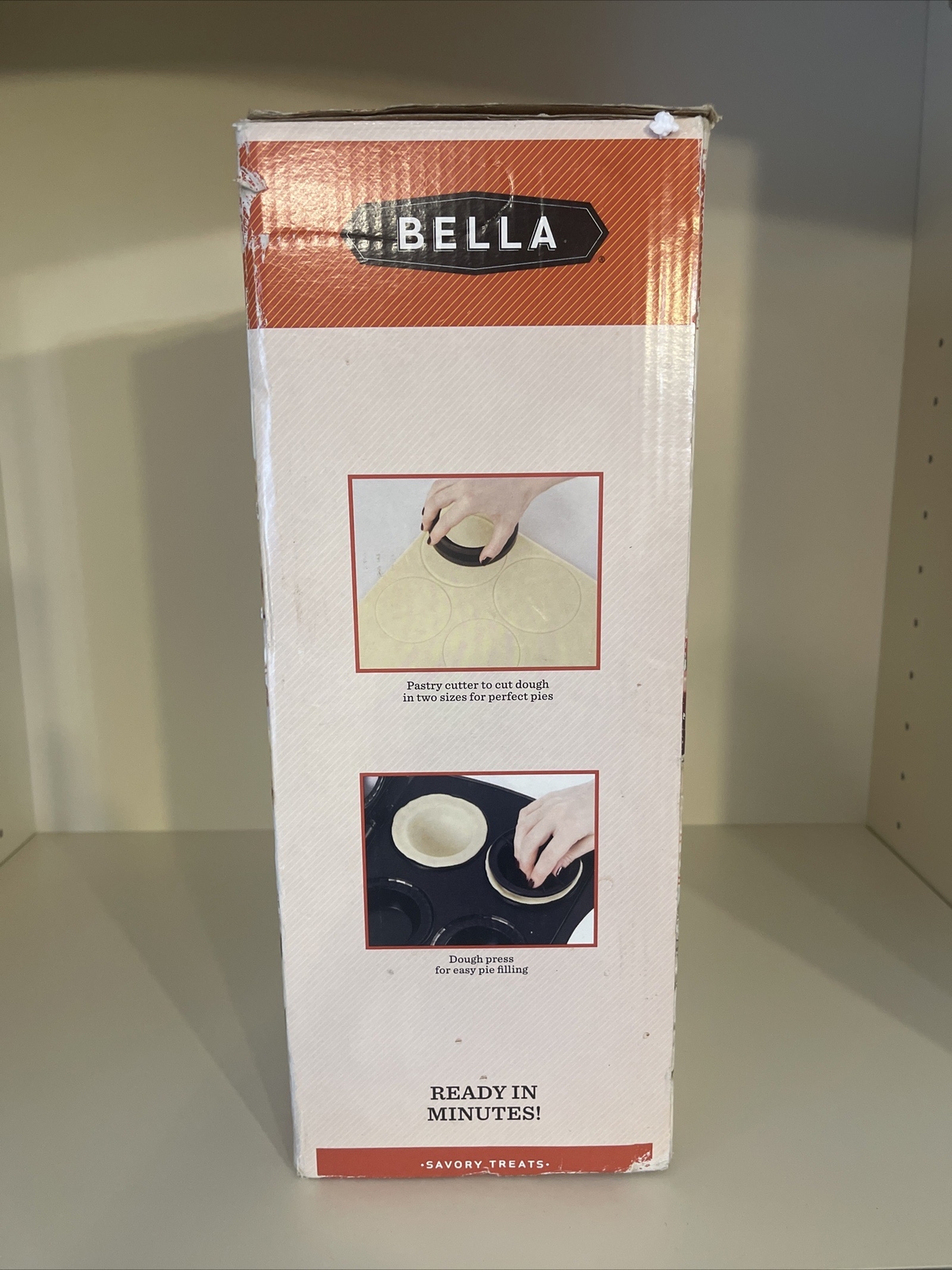 Sensio Bella Personal 4 Slot Pie Maker Non-stick Model Kp8104 Item ...