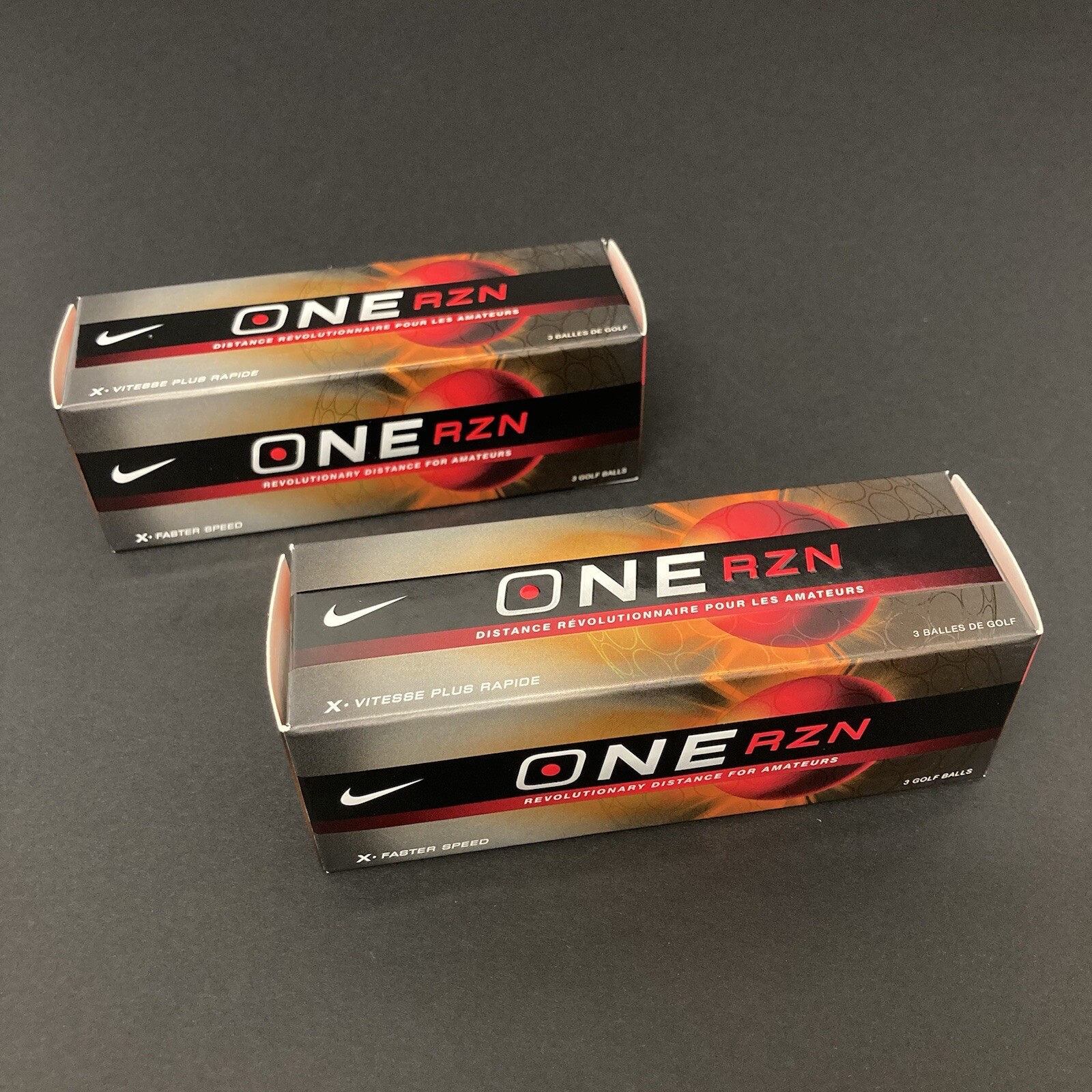 3x Nike One RZN Golf Balls 3 Pack White Outdoor Sports ( 9 Balls Total ...
