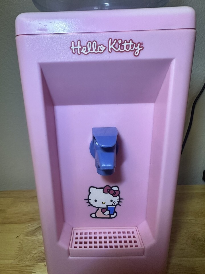 VINTAGE SANRIO HELLO KITTY PINK WATER DISPENSER CLEAN WORKS GREAT Y2K ...