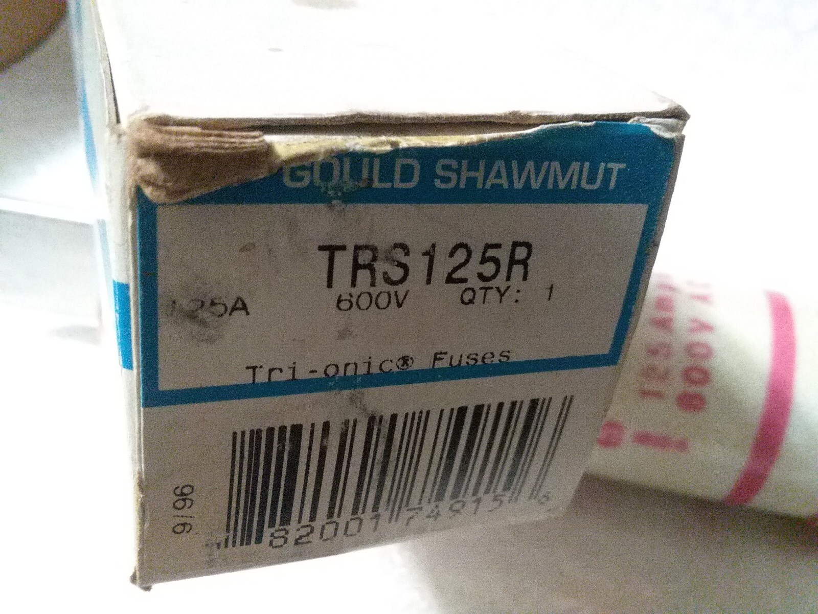 Gould Shawmut, TRS125R, Tri-onics Fuses, TIme Delay 600V, 125A Sbwh ...