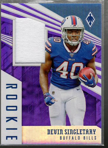 B3197 2019 Panini Phoenix Rookie Premiere Lila #37 Devin Singletary ...