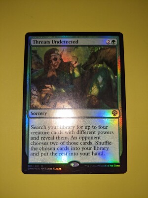 FOIL Threats Undetected x1 Dominaria United 1x MTG Magic the Gathering ...