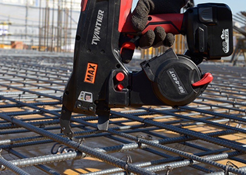 MAX RB440T TwinTier Cordless Rebar Tie Wire Machine Console-only No ...