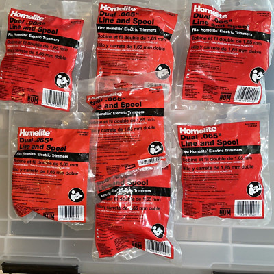 Homelite Dual .065" Line & Spool for Electric String Trimmer AC41RDLB ...