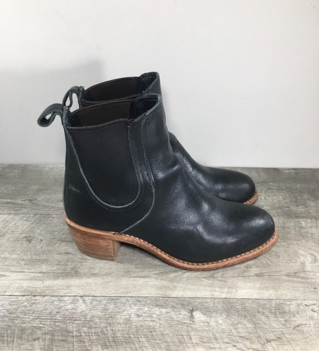 Red Wing Shoe 3391 Chelsea Rancher Harriet Black Leather High Heel ...