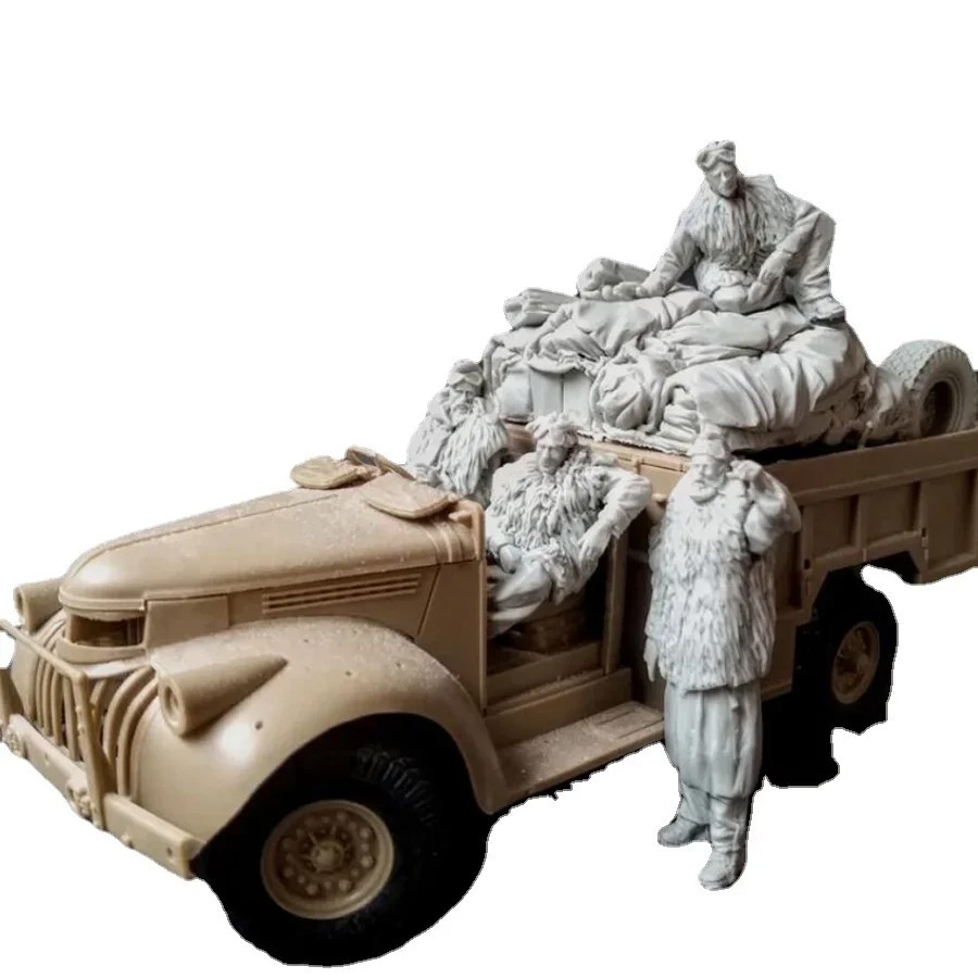 1/35 Resin Figure Model Kit 2 British Army LRDG Crew Set in North ...