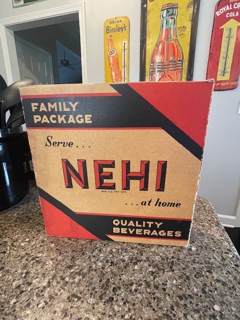 RARE Vintage NEHI FAMILY PACKAGE ACL Soda Bottle Box | eBay