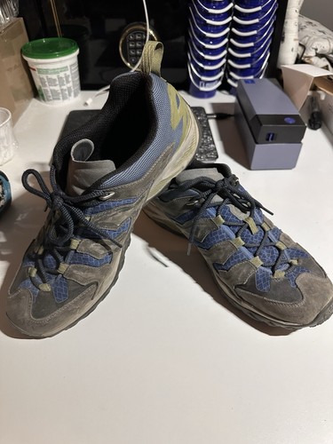 Merrell Castle Rock Tahoe Blue Vibram Hiking Shoes Select Dry J16433 ...