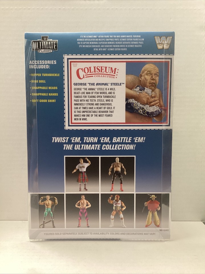 WWE Mattel Ultimate Edition Coliseum Collection George 'The Animal ...