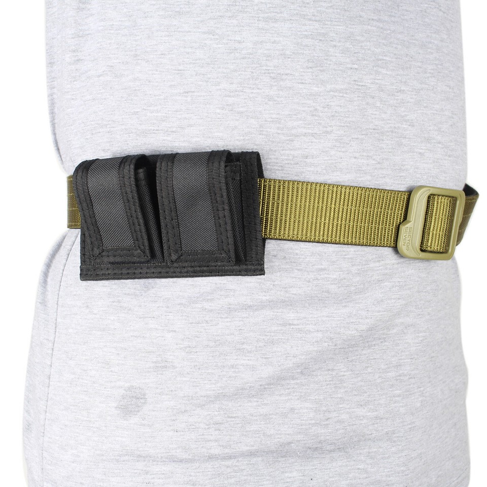 Universal Double Speed Loader Belt Pouch Holder Fits 22 Mag, 32, 38 ...
