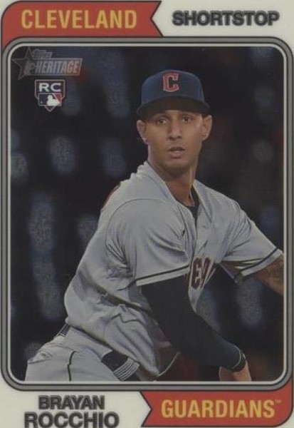 2023 Topps Heritage High Number - Chrome #533 Brayan Rocchio /999 (RC ...