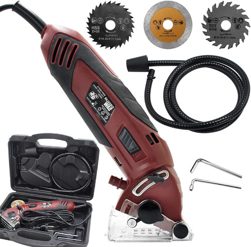 Multifunction Mini Circular Saw Machine Set, 400W High Powered Cordless ...