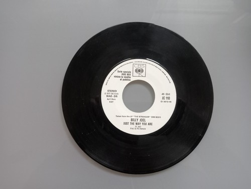 DISCHI VINILE 45 GIRI 7'' VINTAGE JUKE BOX- BILLY JOEL ASHA PUTHLI-CBS ...