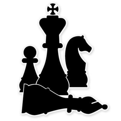 Chess Figures Play Chess Car Vinyl Sticker - SELECT SIZE | eBay