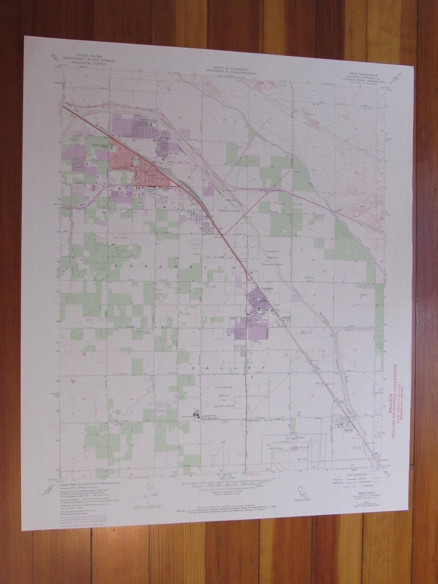 Indio California Maps