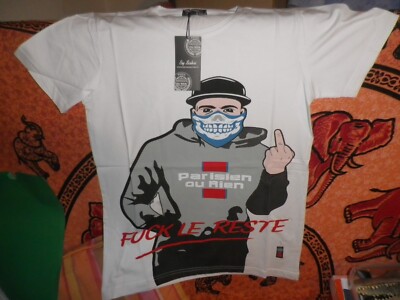 T-shirt Parisien ou rien blan Taille M neuf | eBay