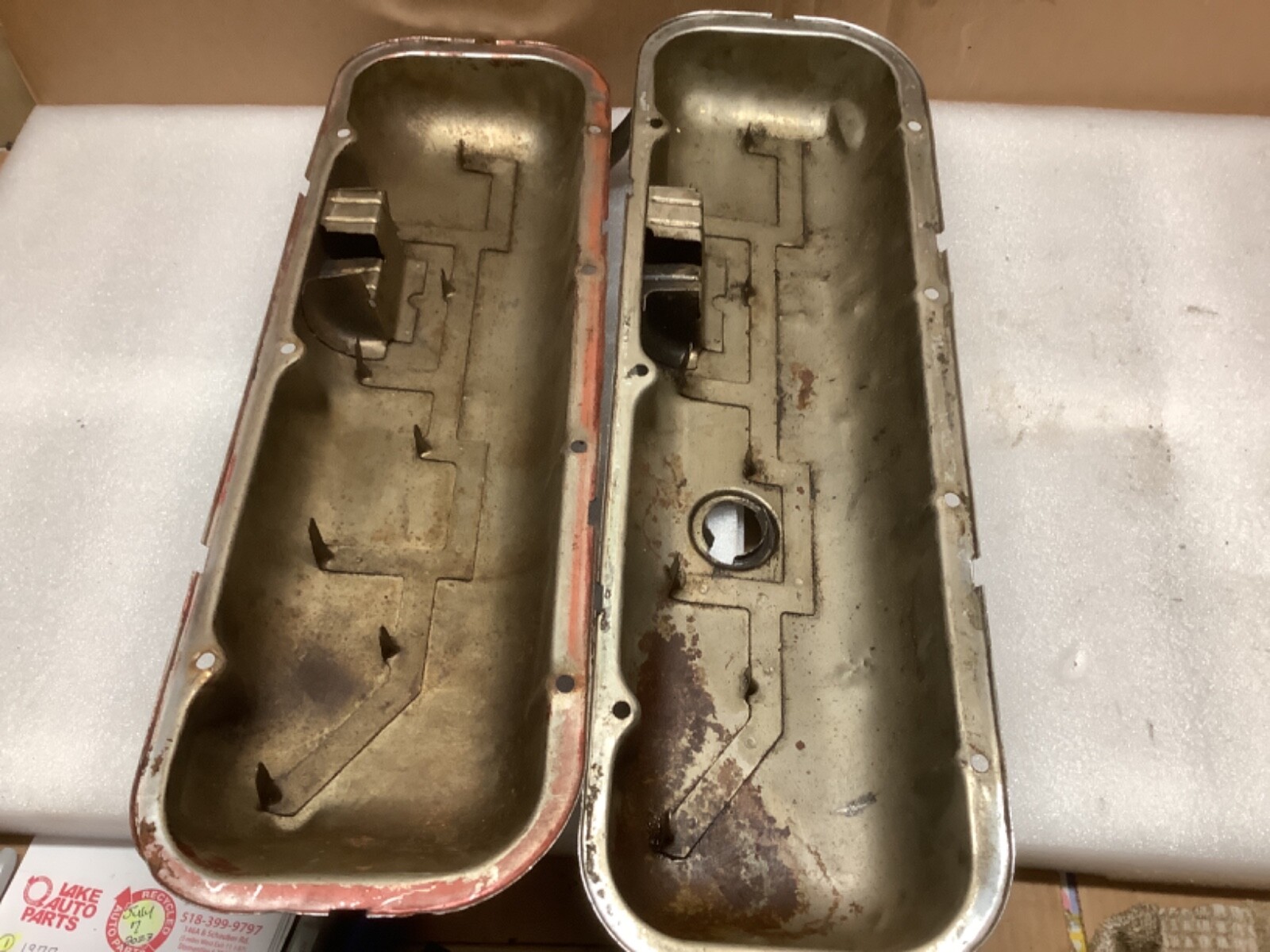 CAMARO Corvette BBC CHROME Valve Covers Drippers GM Big Block Chevy 427 ...