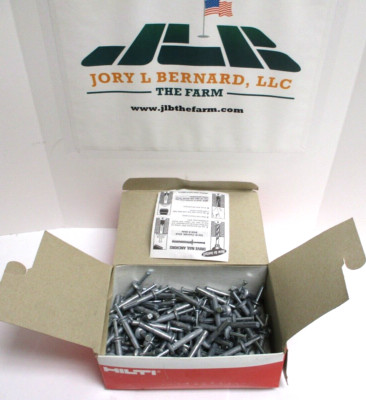 HILTI , 66140 , 1/4" X 1-1/2" METAL HIT ANCHORS , LOT OF 100 , SURPLUS ...