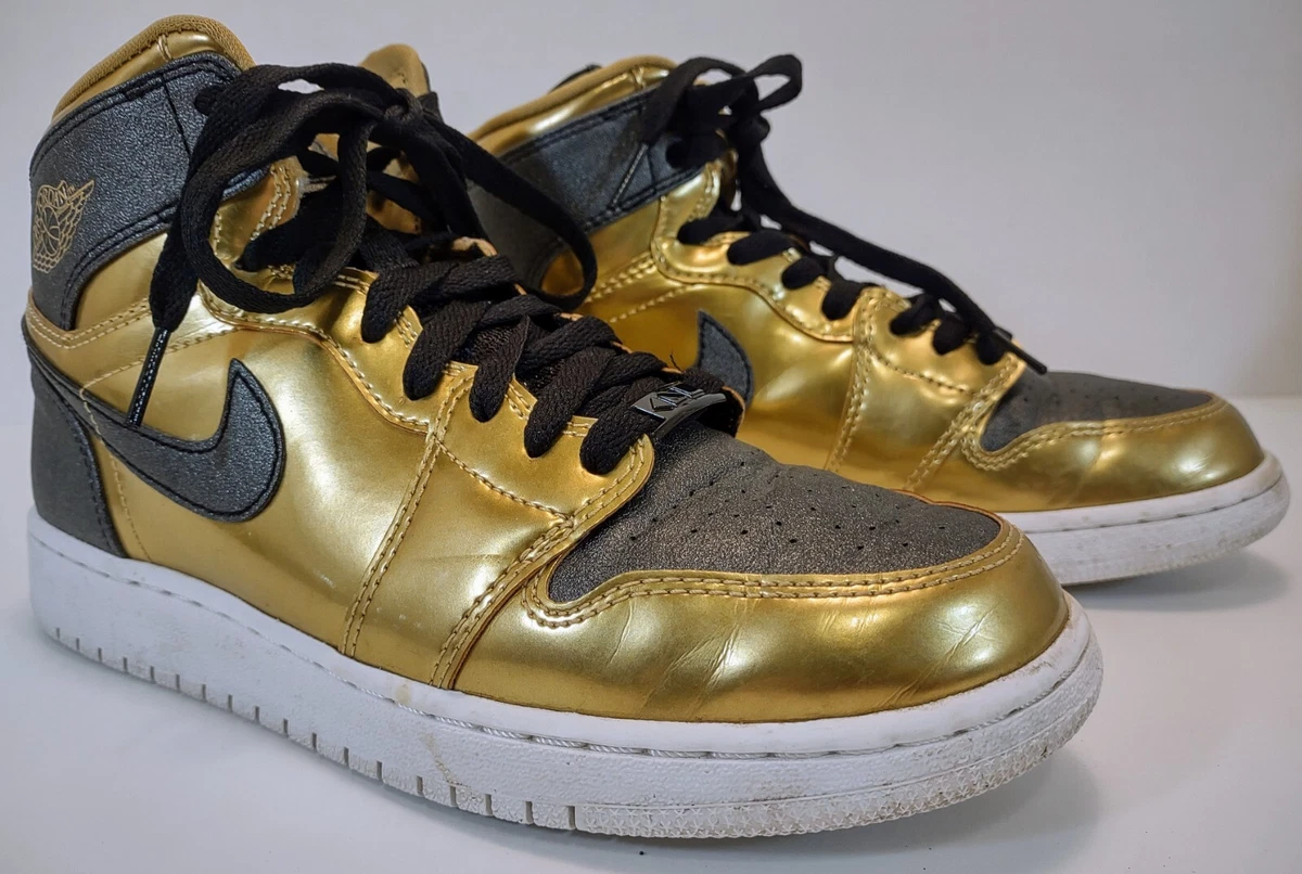 Air Jordan Gold Shoes
