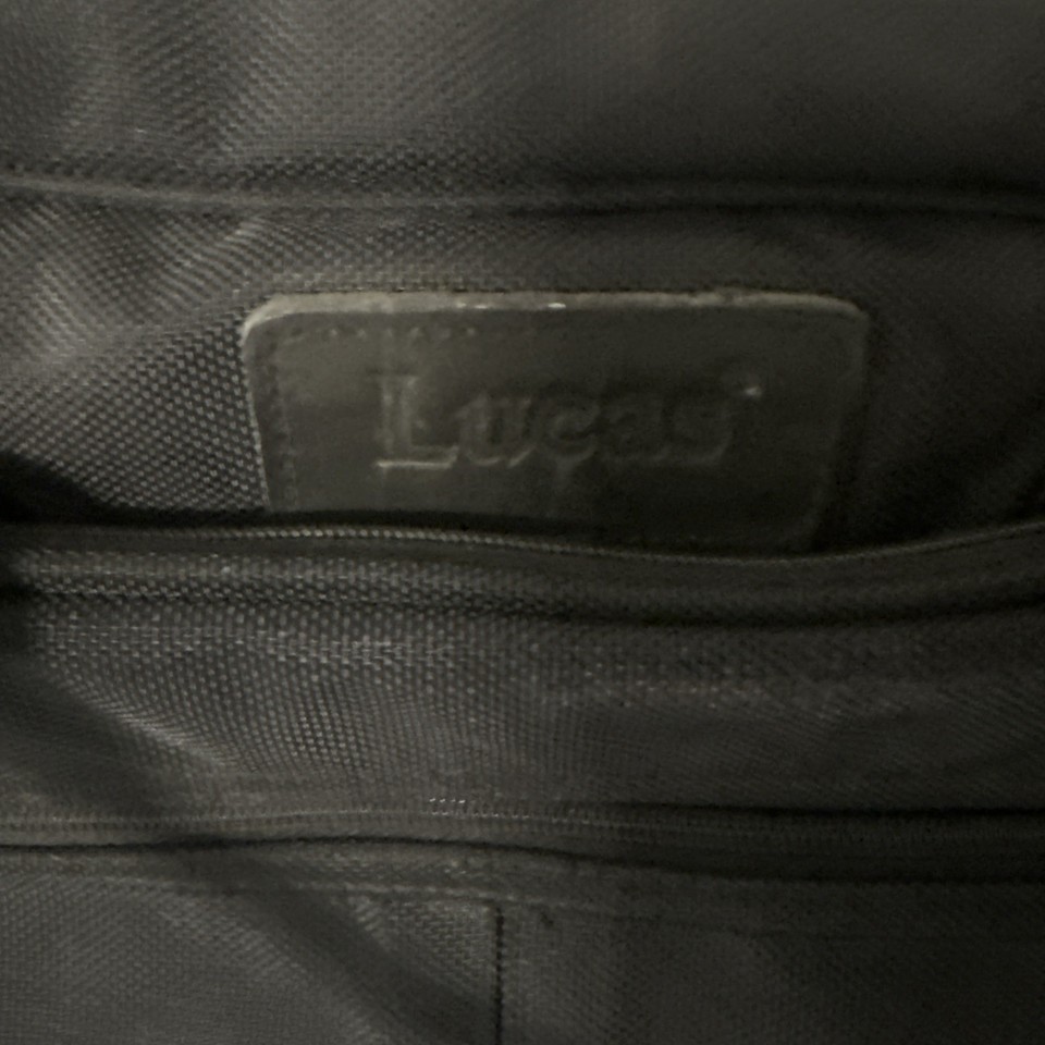 Lucas Gear Messenger Bag Crossbody Travel Case Office Carry On Black ...
