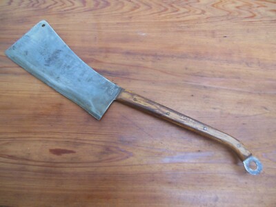 1951 Foster Bros Brothers #16 Meat Cleaver Hog Whale Carcass Splitter ...