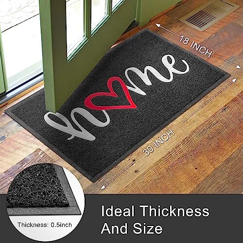 Door Mat Outdoor Doormat Welcome Mat, Funny Mat Non-Slip Front 18"x30 ...