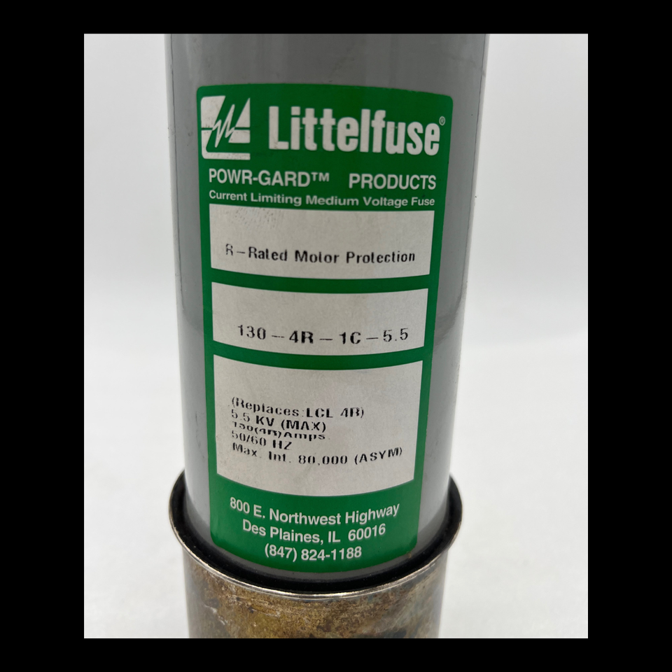 Littelfuse 130-4R-1C-5.5 R-Rated Fuse - 130(4R)/ 5.5kV | eBay