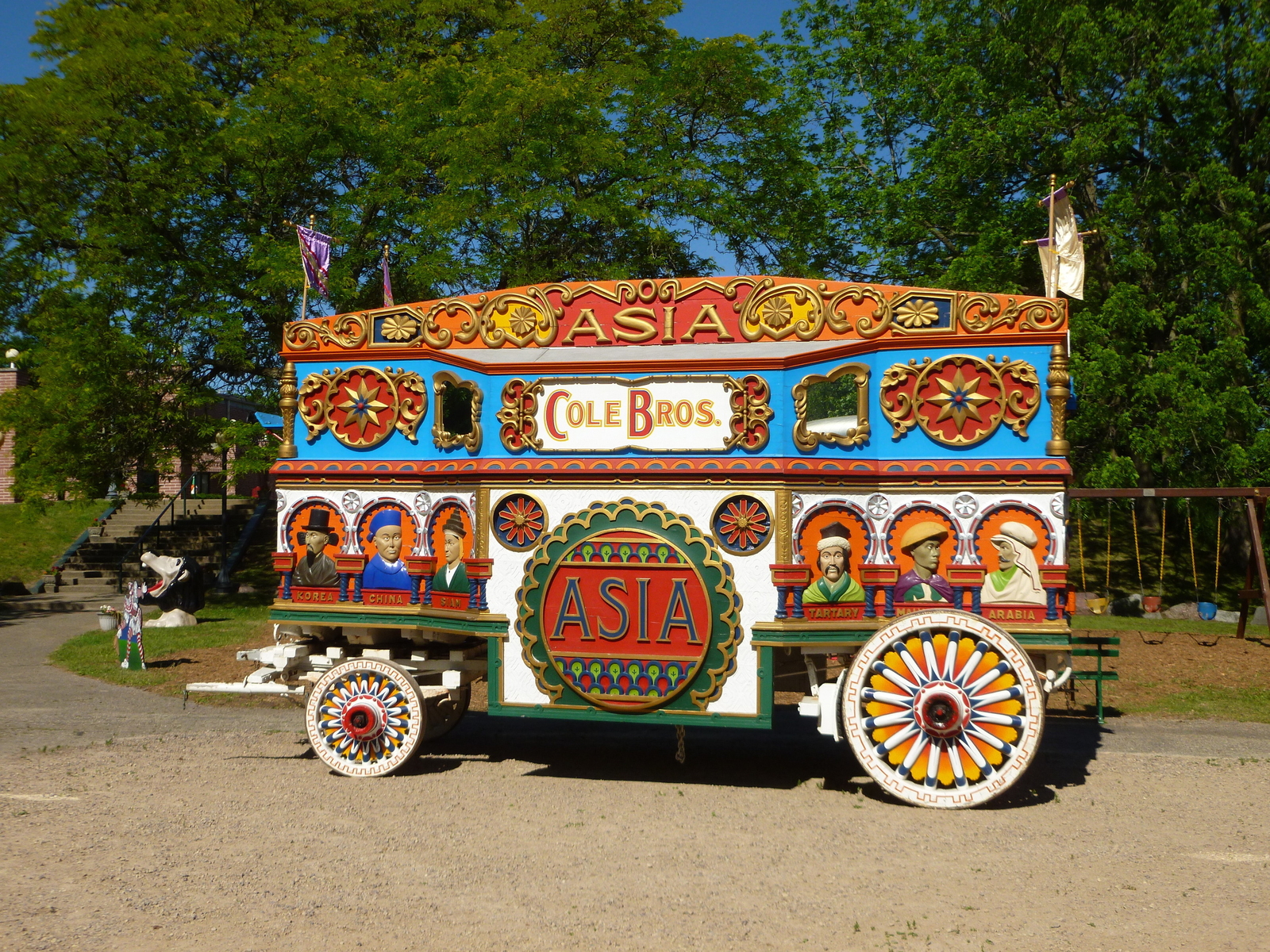Asia Tableau Cole Brothers Circus Wagon Kit HO Scale | eBay