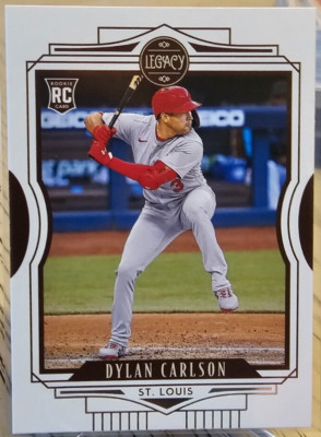2021 Panini Chronicles Legacy Dylan Carlson RC #10 St. Louis Cardinals ...