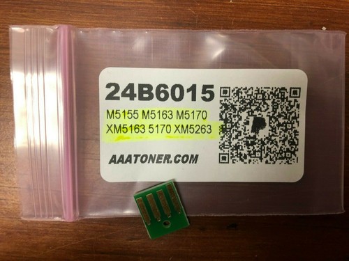 Toner Chip 24B6015 for Lexmark M5155 M5163 M5170 XM5163 XM5170 XM5263 ...