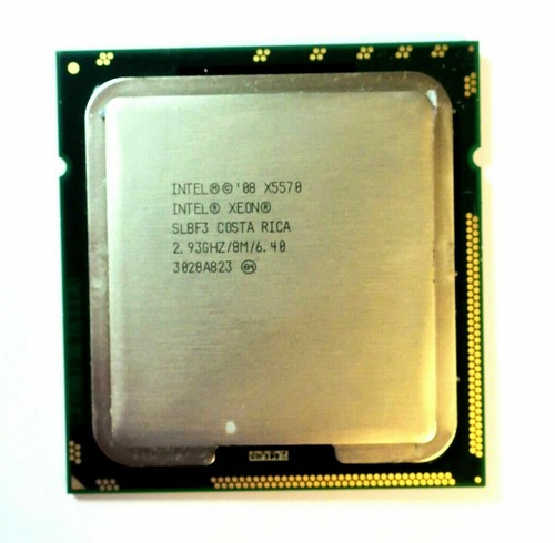 Lot of 5 - CPU Intel Xeon X5570 2.93 GHz 8M 6.40 SLBF3 Server Processor ...