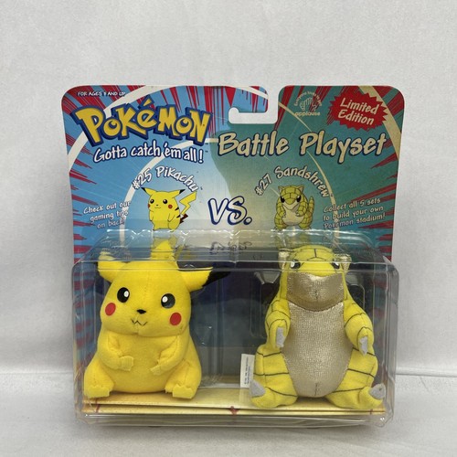 Vintage Pokémon Limited Edition Battle Playset #25 Pikachu VS #27 ...