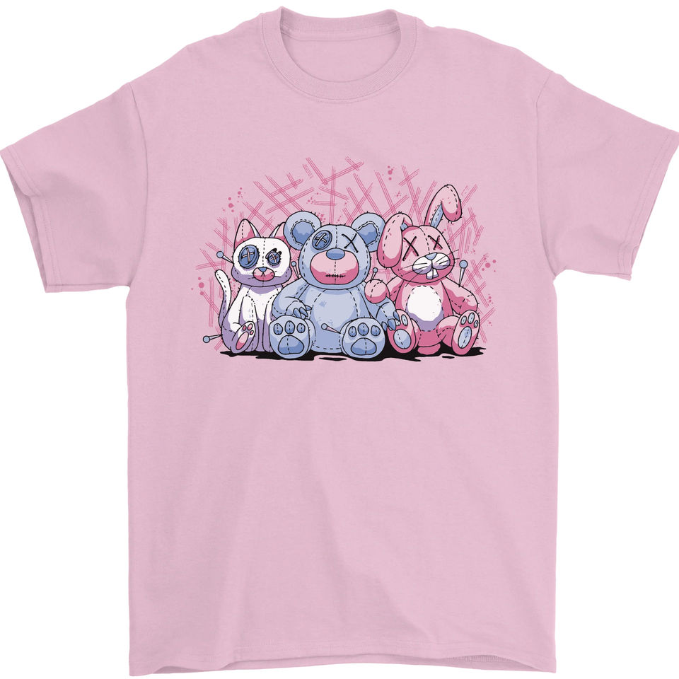 Zombie Cat Rabbit Bear Halloween Gothic Mens T-Shirt 100% Cotton | eBay