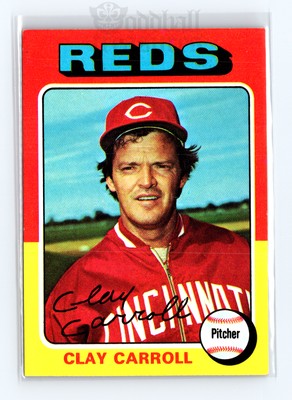 1975 Topps #345 Clay Carroll [Set-Break] VERY GOOD or BETTER | eBay