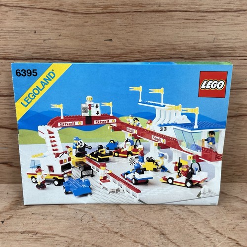 Vintage 1988 LEGO 6395 Legoland Town System Victory Lap Raceway BOOK ...
